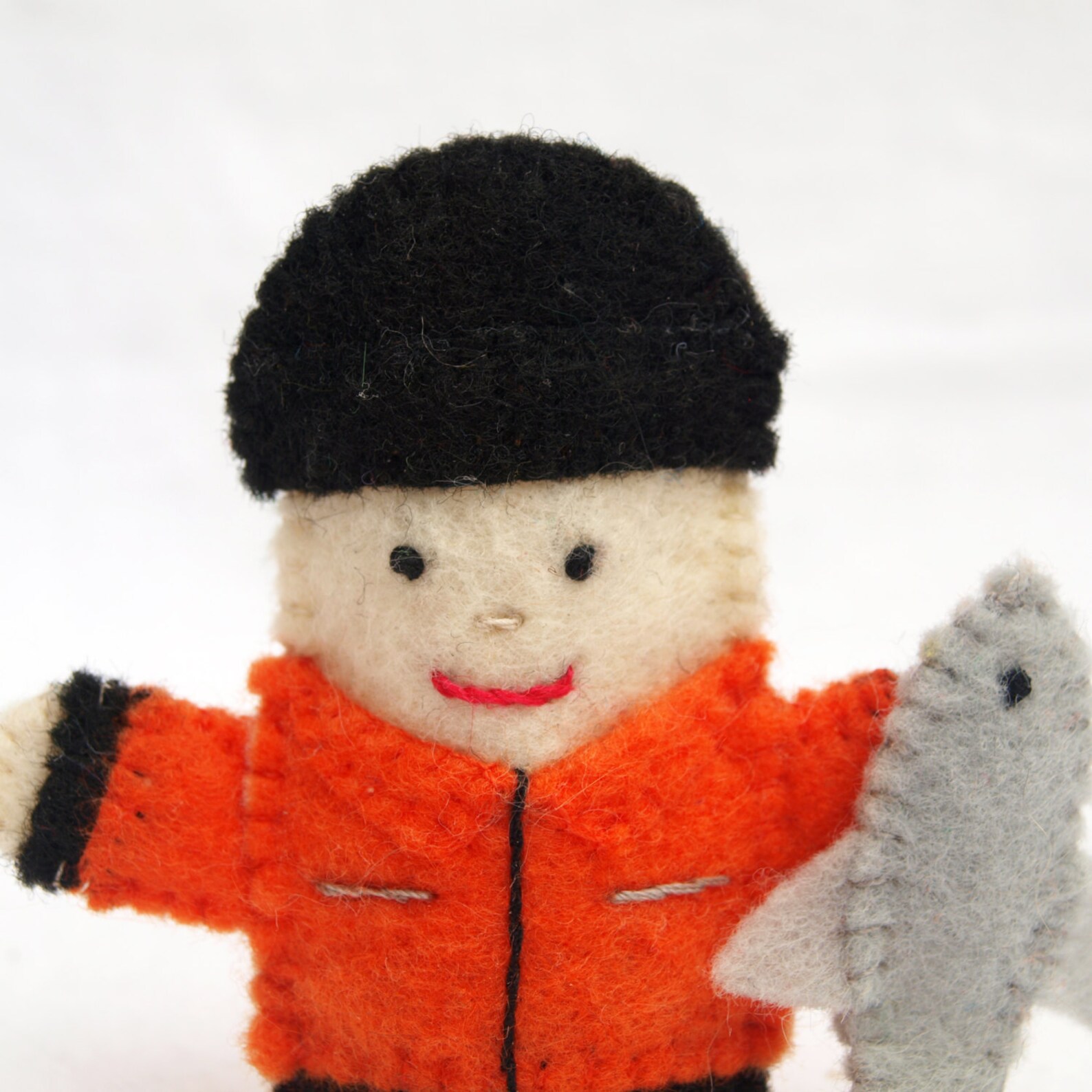 Ice Fisherman Felt Finger Puppet Felt Finger Puppet Ice - Etsy