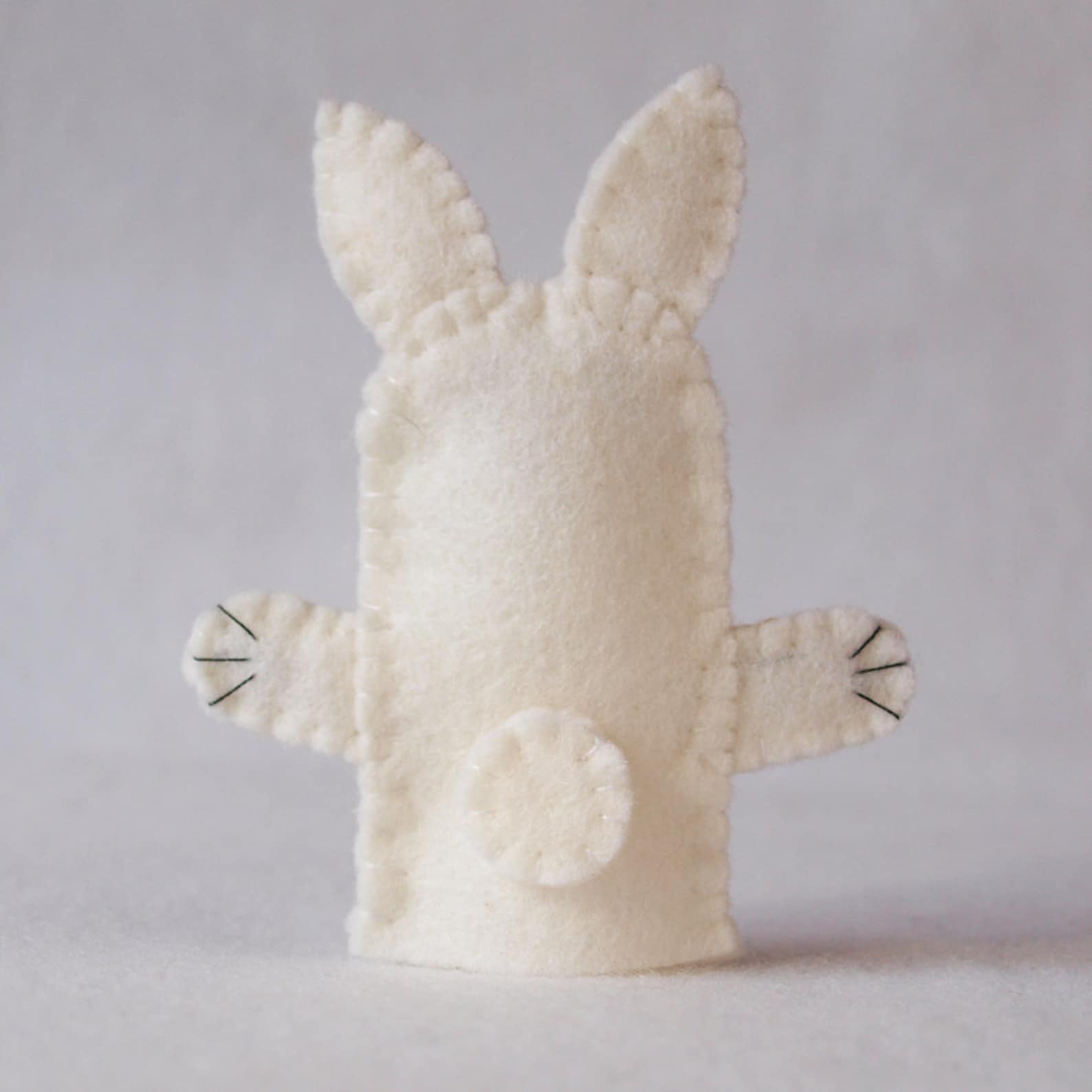 Fieltro de conejo marioneta animal títeres de dedo títeres | Etsy