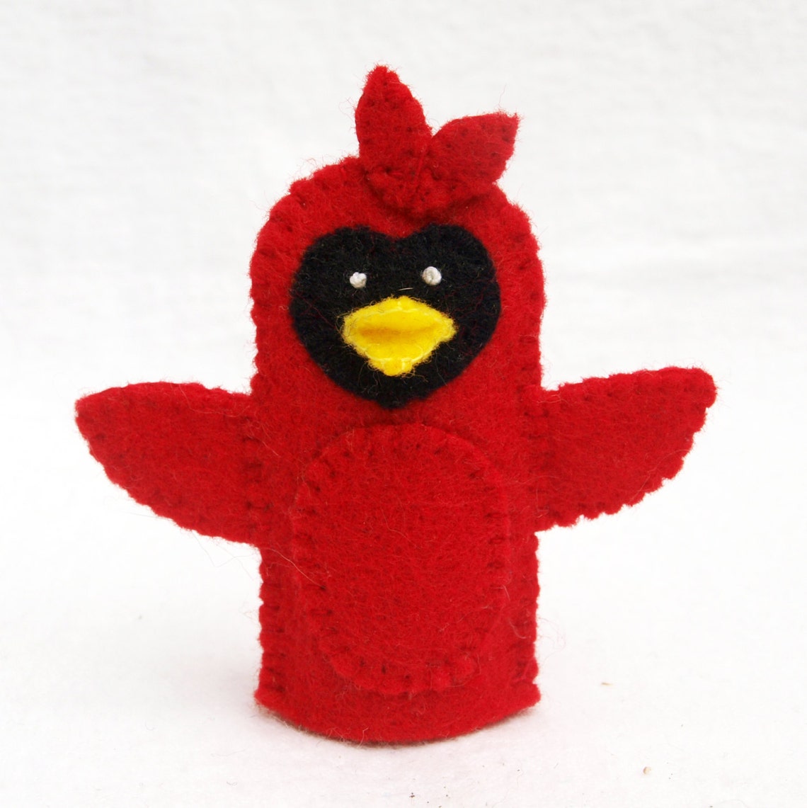 Cardinal, Felt Finger Puppet, Bird Puppet, Storytime Puppet - Etsy Canada