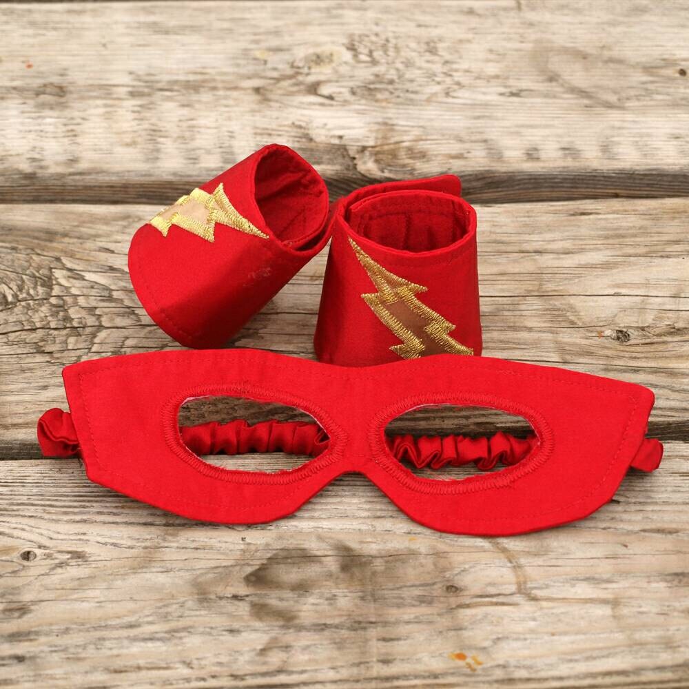 Custom Superhero Cape Superhero Mask and a Pair of Superhero | Etsy