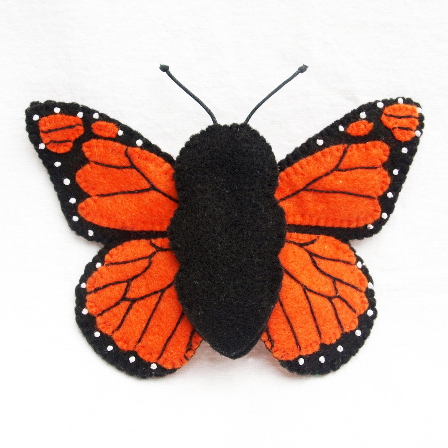 Butterfly, Monarch Butterfly, Butterfly Finger Puppet, Felt Finger ...