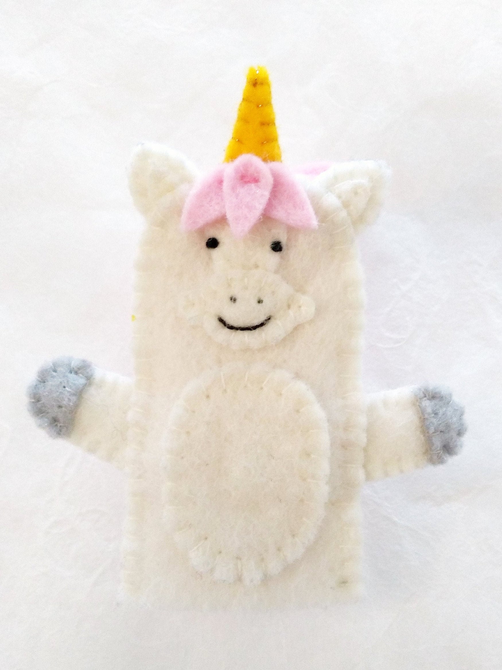 Unicorn Unicorn Finger Puppet Felt Finger Puppet Finger - Etsy