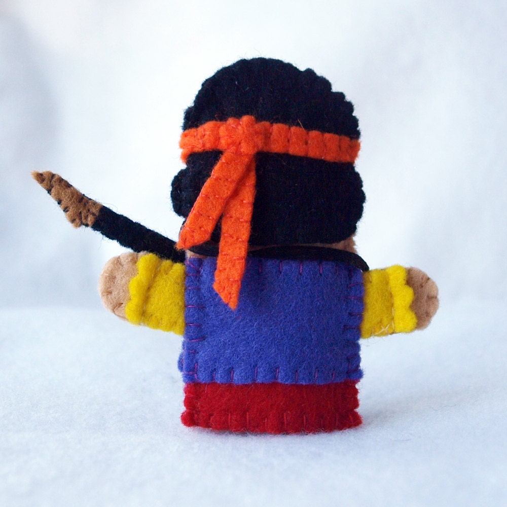 Guitar Player Felt Finger Puppet Guitarist Finger Puppet - Etsy