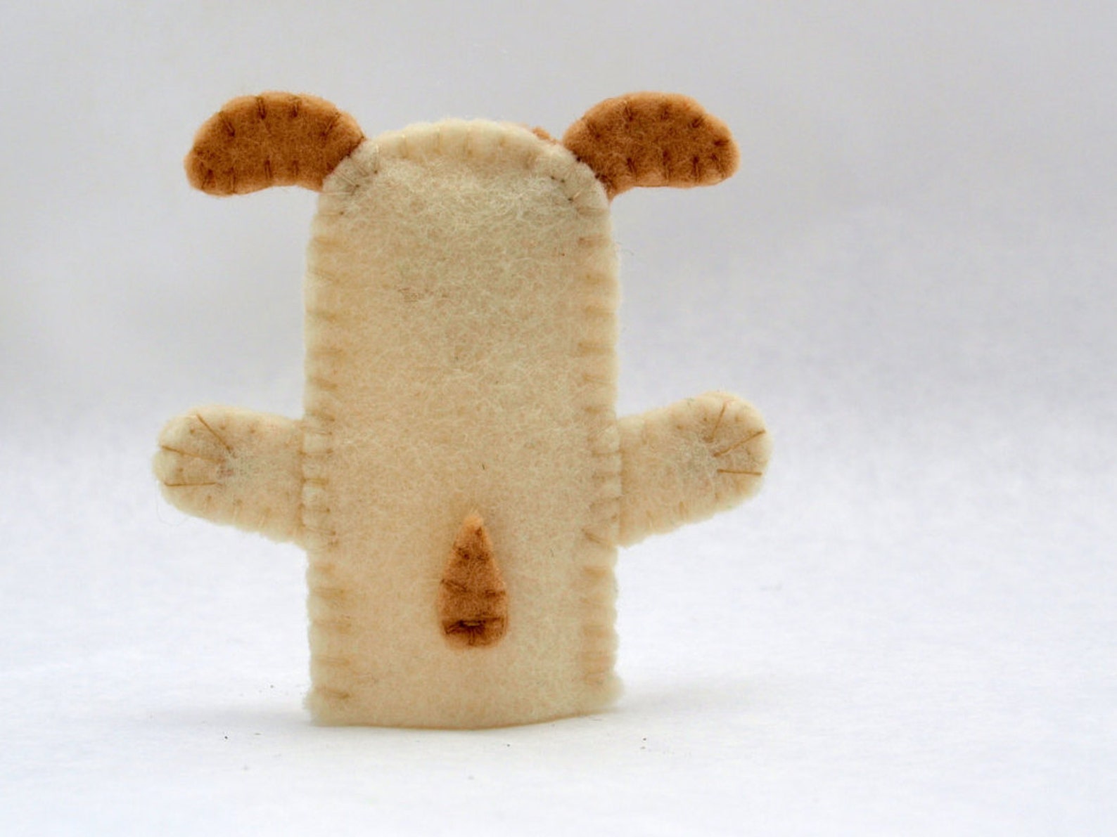 Perro, perro títere, marioneta del dedo de perro, títeres de dedo ...