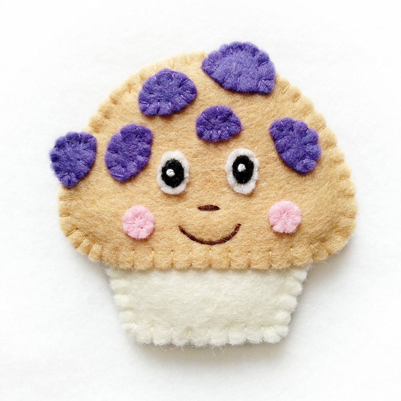 The Muffin Man Finger Puppet Blueberry Muffin Finger Puppet - Etsy