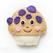 The Muffin Man Finger Puppet Blueberry Muffin Finger Puppet - Etsy
