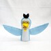Great Blue Heron Great Blue Heron Finger Puppet Felt Finger - Etsy