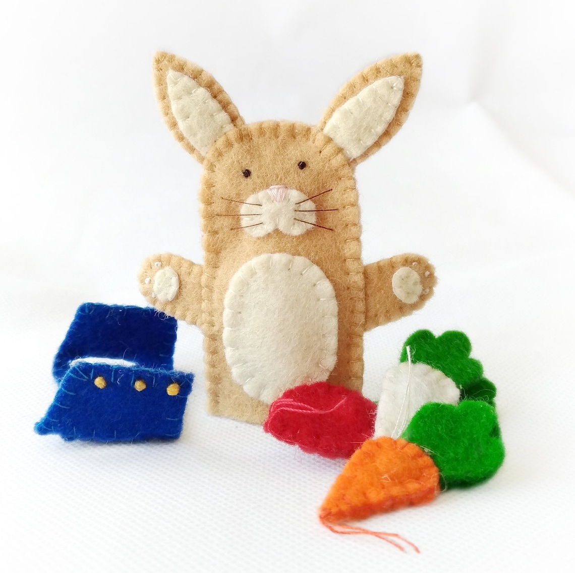 Pattern Peter Rabbit Felt Finger Puppet Pattern Peter - Etsy