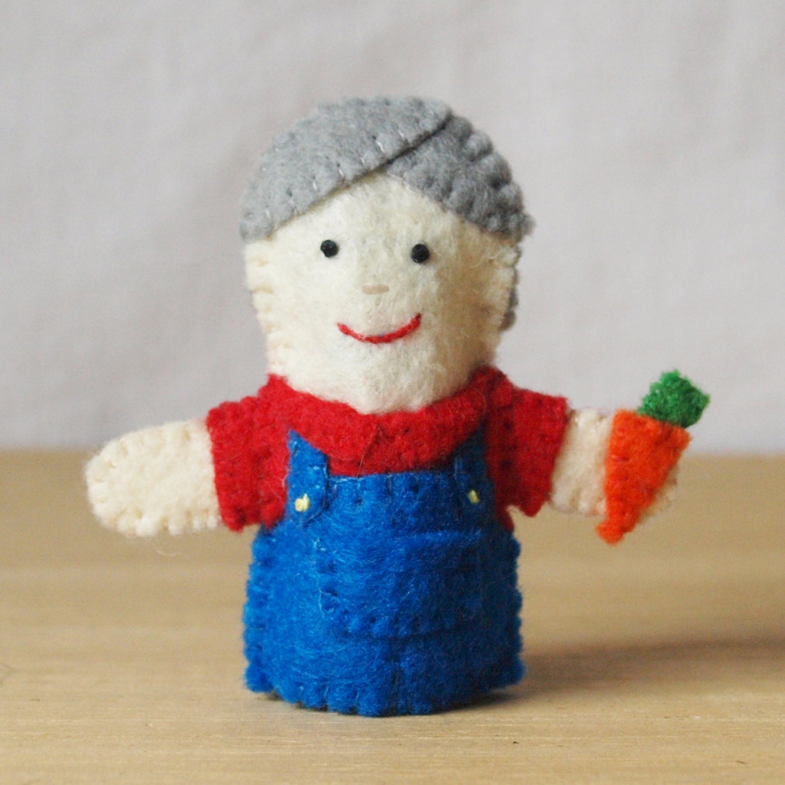 Felt Finger Puppet Old Mcdonald Farmer Storytime Puppet - Etsy