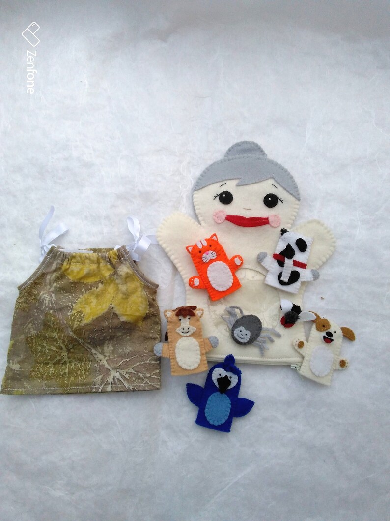 There Was an Old Lady Who Swallowed A Fly Hand Puppet Fly | Etsy