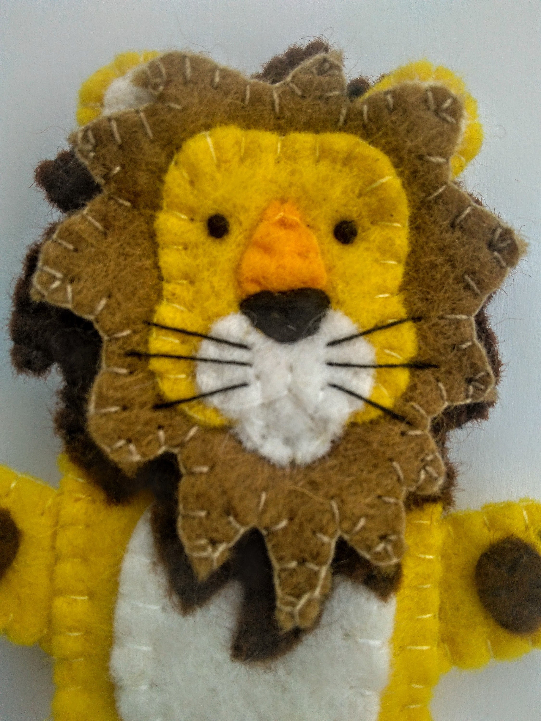 Lion Finger Puppet Felt Finger Puppet Lion Felt Finger - Etsy Canada