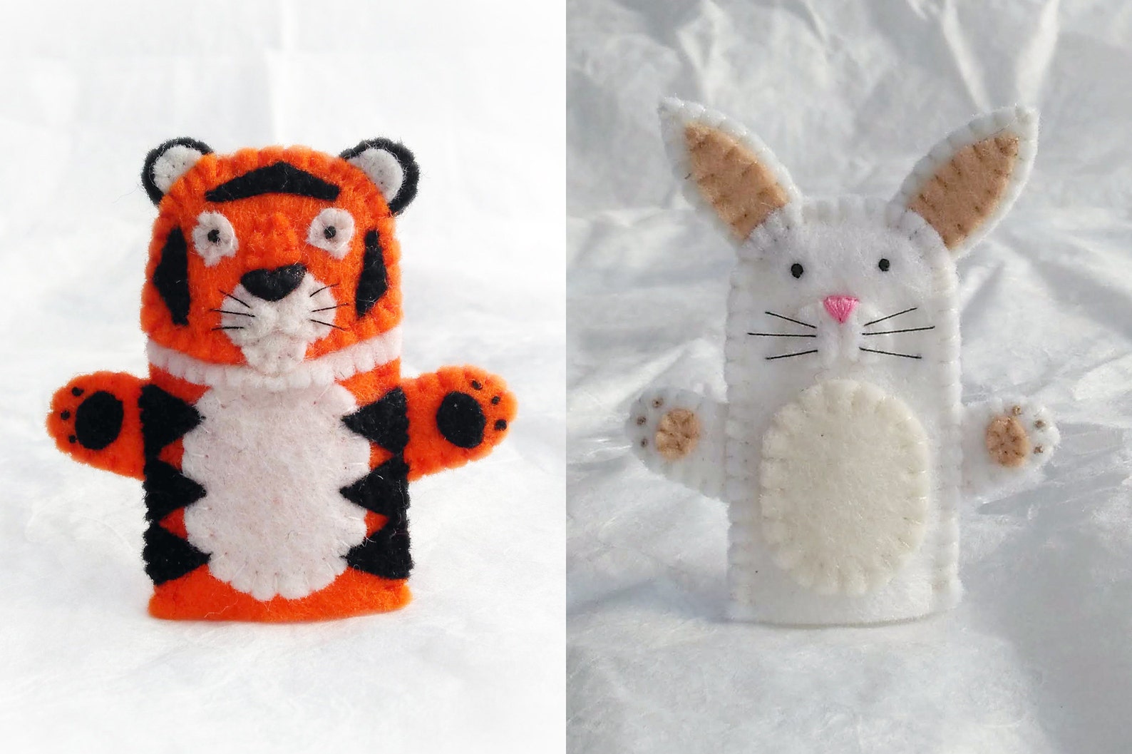 Chinese Zodiac Felt Finger Puppet, Chinese New Year, Mouse, Cow, Tiger ...
