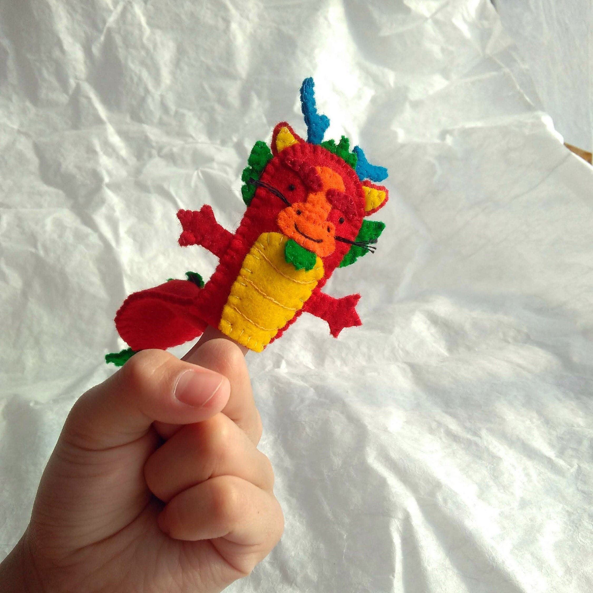 Chinese Zodiac Felt Finger Puppet, Chinese New Year, Mouse, Cow, Tiger ...