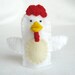 Hen, Hen Puppet, Hen Finger Puppet, Hen Felt Puppet, Chicken Puppet ...