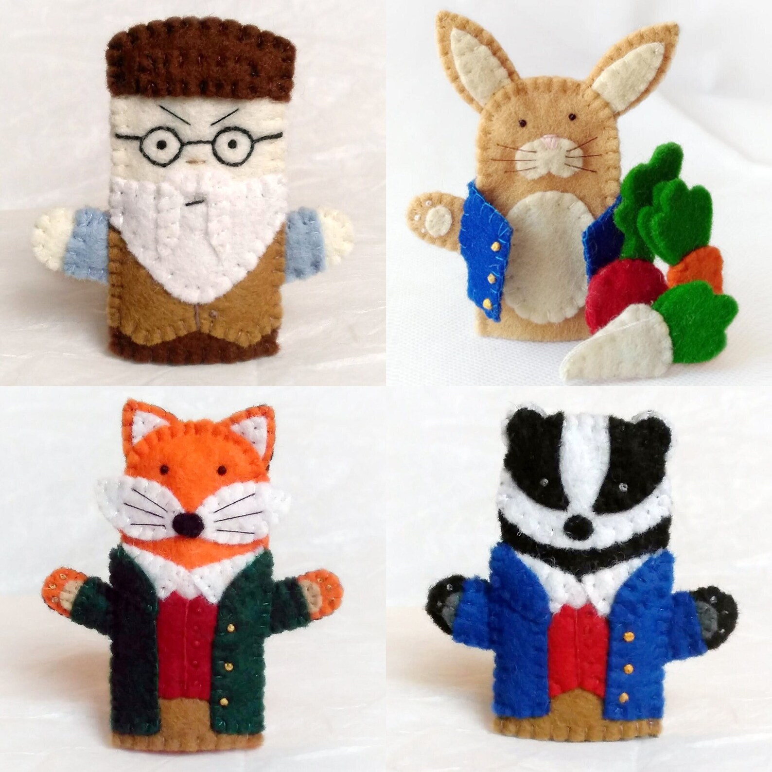 Peter Rabbit Finger Puppet Mr Mcgregor Finger Puppet Tommy - Etsy