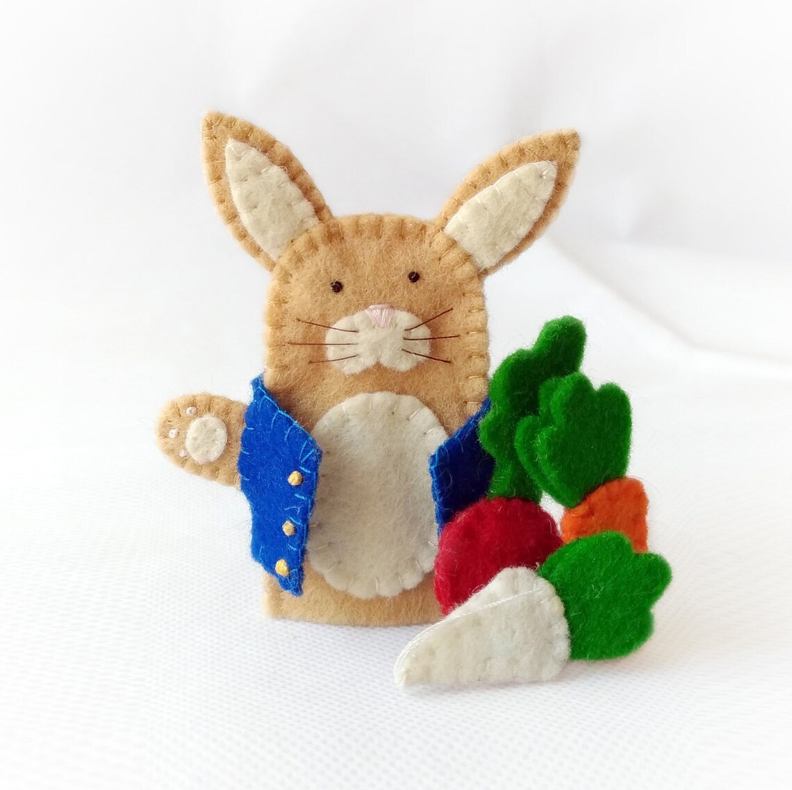 Peter Rabbit finger puppet Peter rabbit felt finger puppet | Etsy