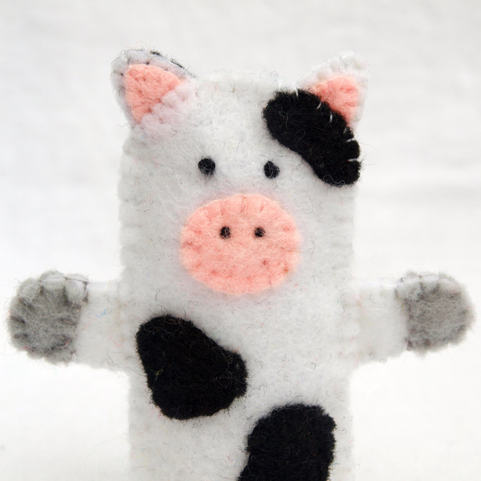 Cow pattern cow finger puppet pattern puppet pattern cow | Etsy