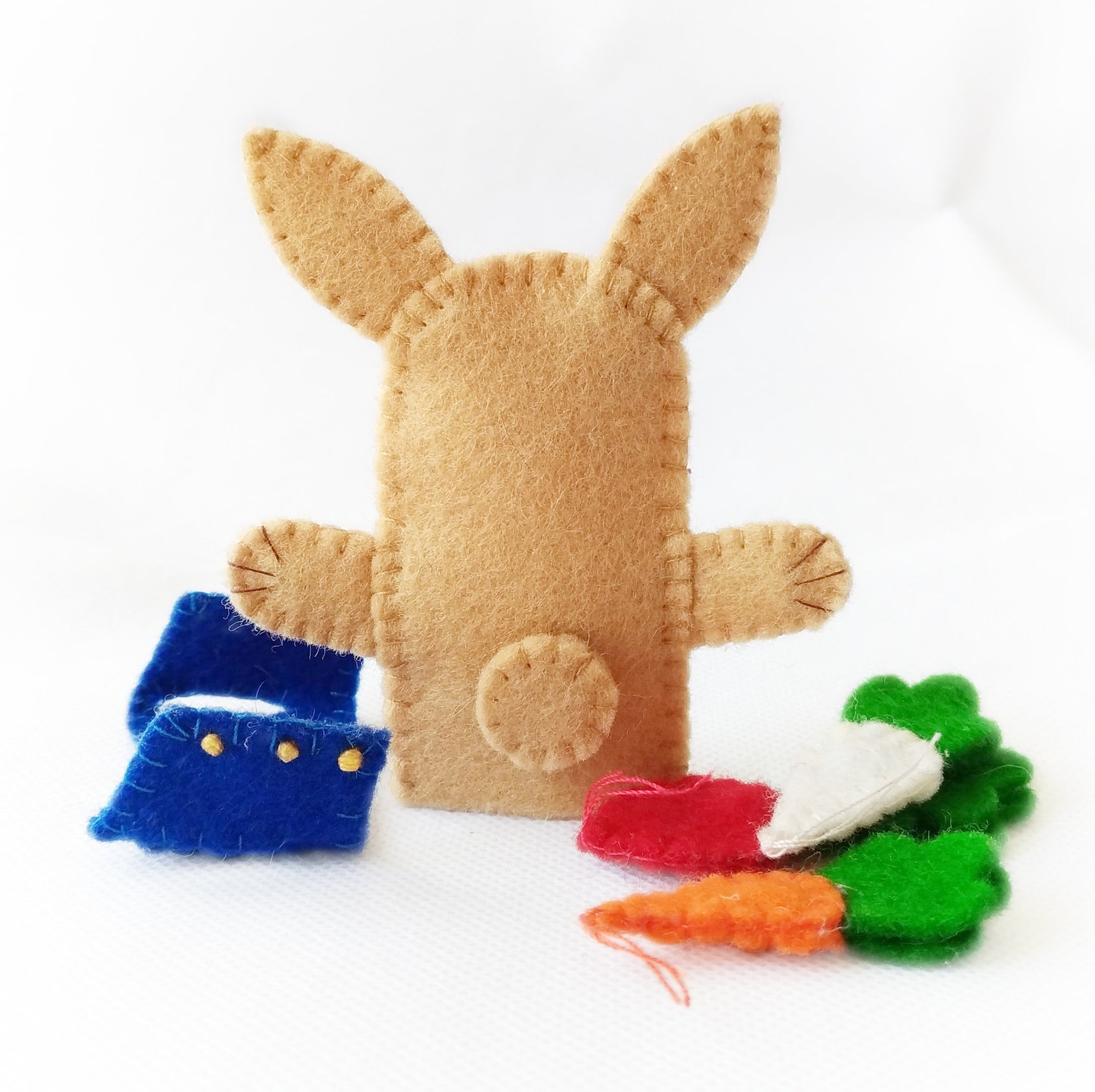 Peter Rabbit Finger Puppet Peter Rabbit Felt Finger Puppet - Etsy