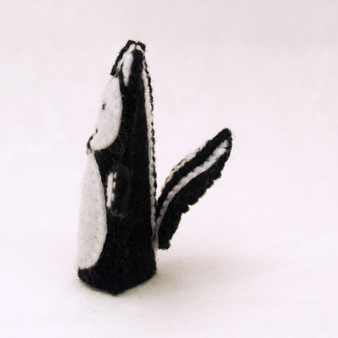 Skunk Felt Finger Puppet Animal Puppet Storytime Puppet | Etsy