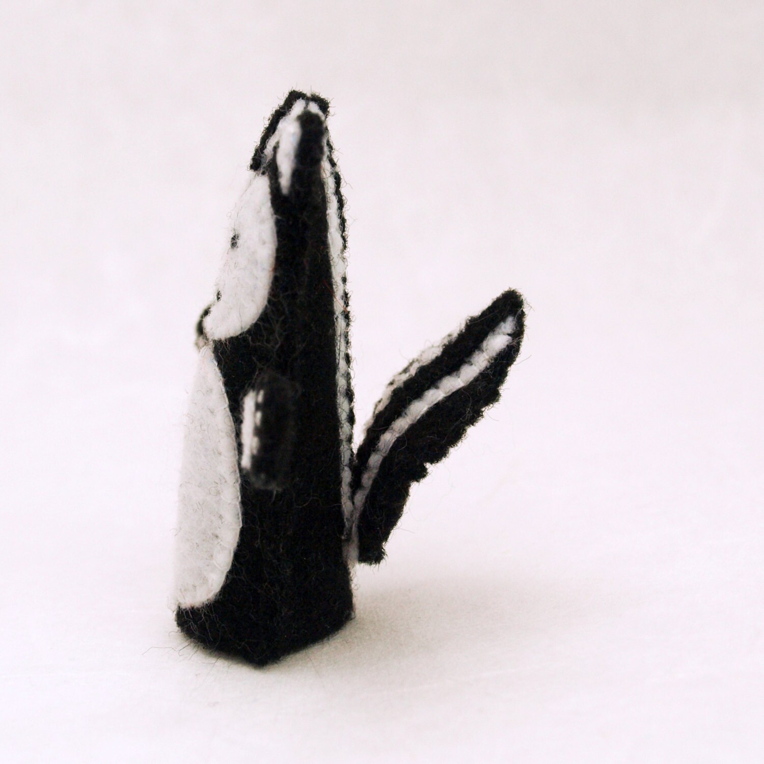 Skunk Felt Finger Puppet Animal Puppet Storytime Puppet | Etsy