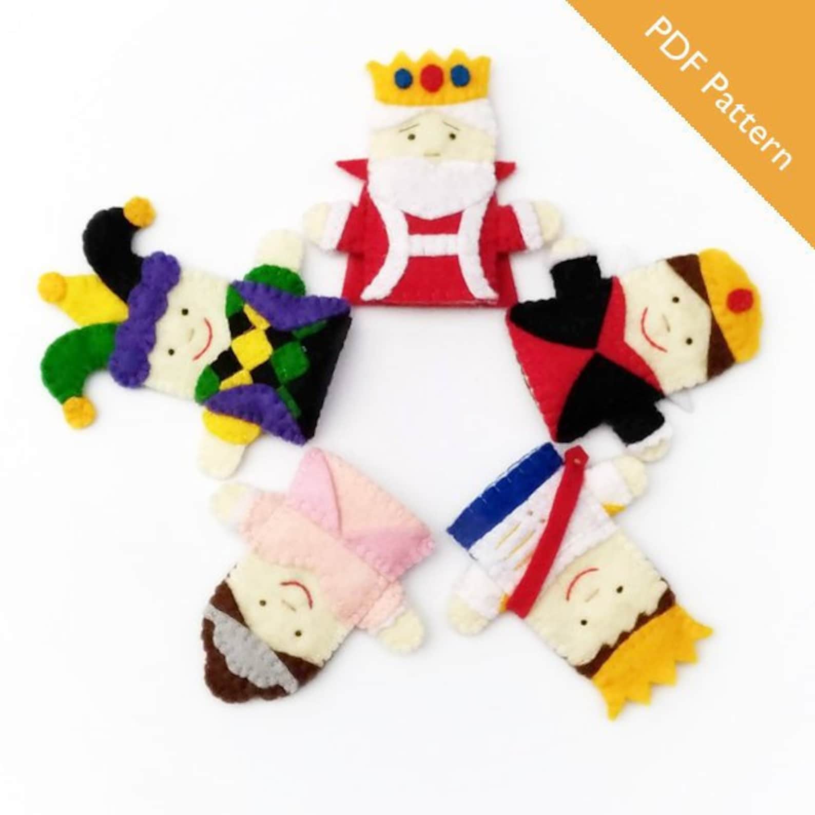 Pattern, Royal Finger Family Pattern, King Pattern, Queen Pattern ...