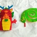 Chinese Zodiac Felt Finger Puppet, Chinese New Year, Mouse, Cow, Tiger ...