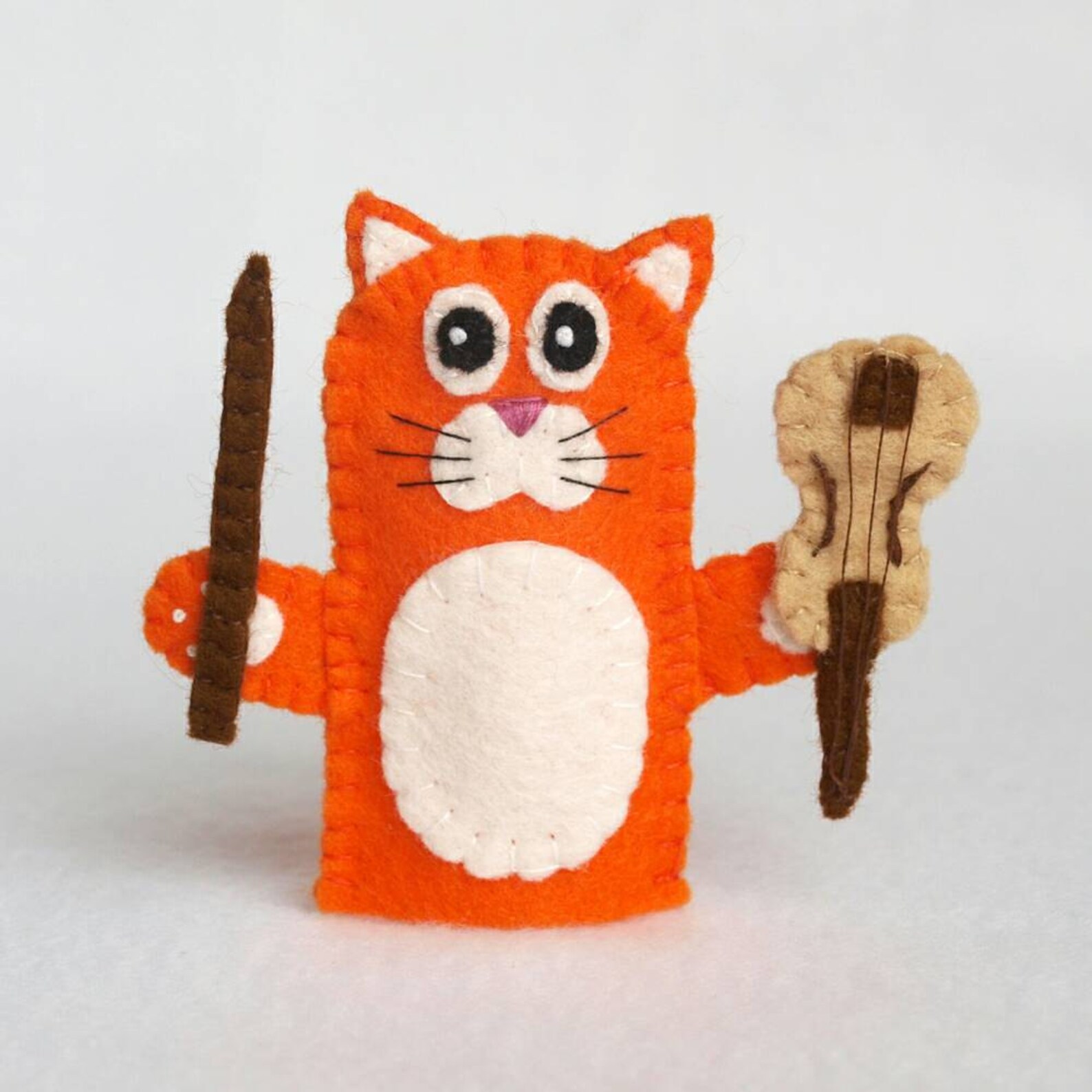 Hey Diddle Diddle Felt Finger Puppet Nursery Rhyme Felt - Etsy