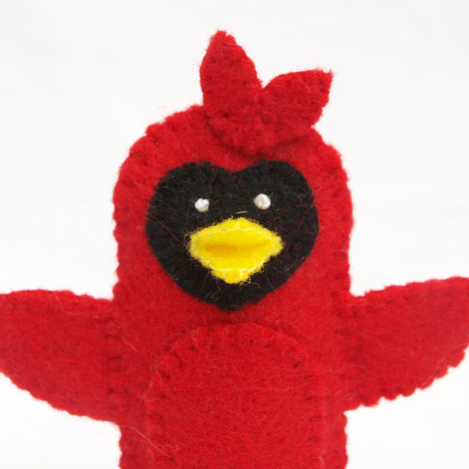 Cardinal Felt Finger Puppet Bird Puppet Storytime Puppet - Etsy
