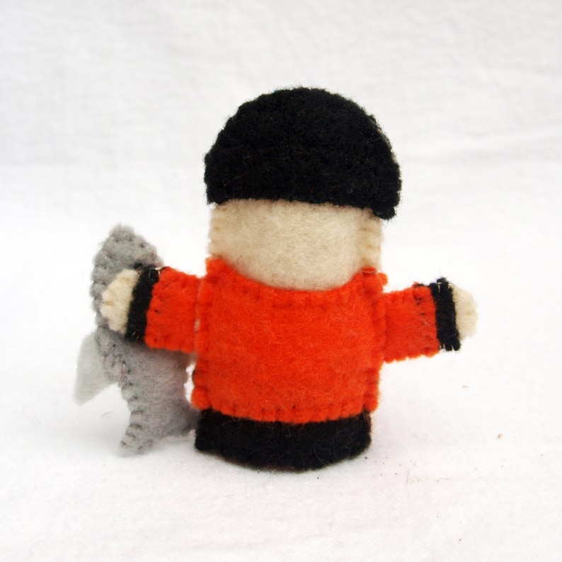 Ice Fisherman Felt Finger Puppet Felt Finger Puppet Ice - Etsy