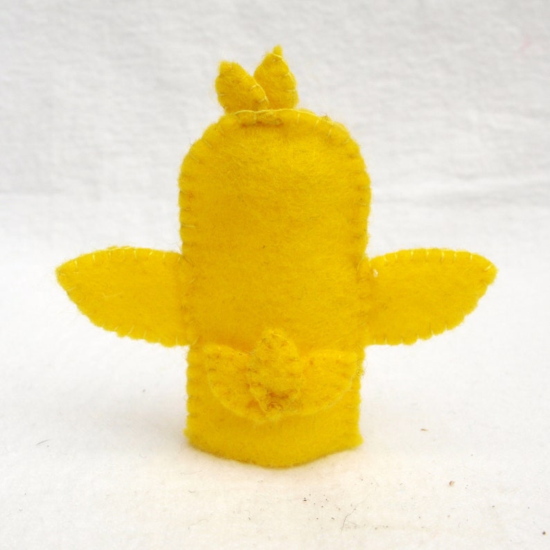 Duck Felt Pattern, Duck Finger Puppet Pattern, Puppet Templates, Felt ...