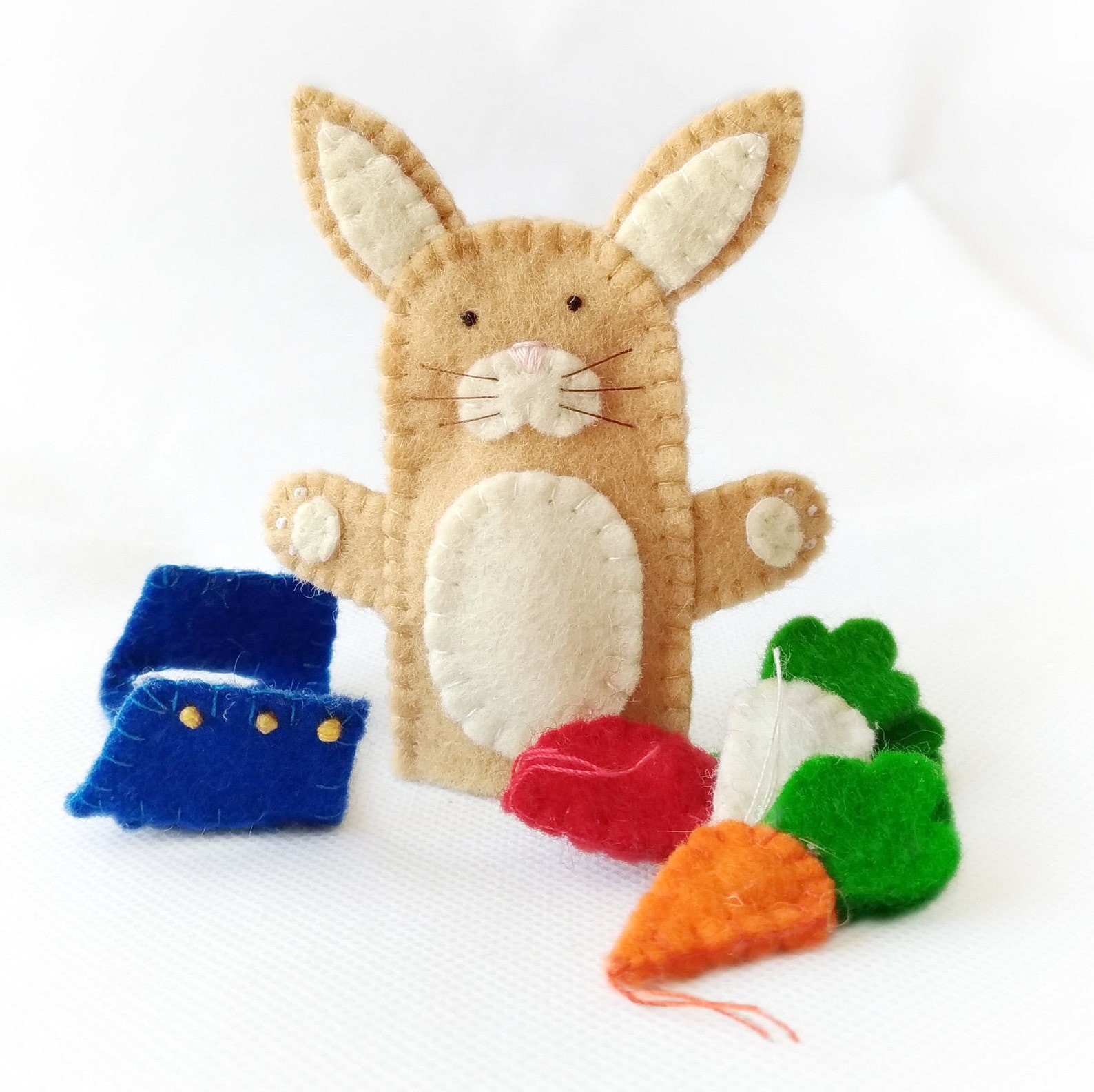 Peter Rabbit Finger Puppet Peter Rabbit Felt Finger Puppet - Etsy