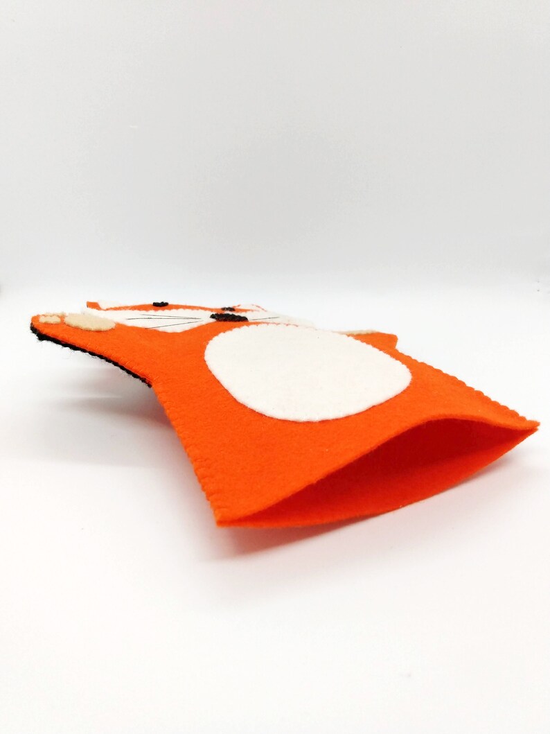 Fox Hand Puppet Felt Hand Puppet Fox Felt Hand Puppet Hand - Etsy