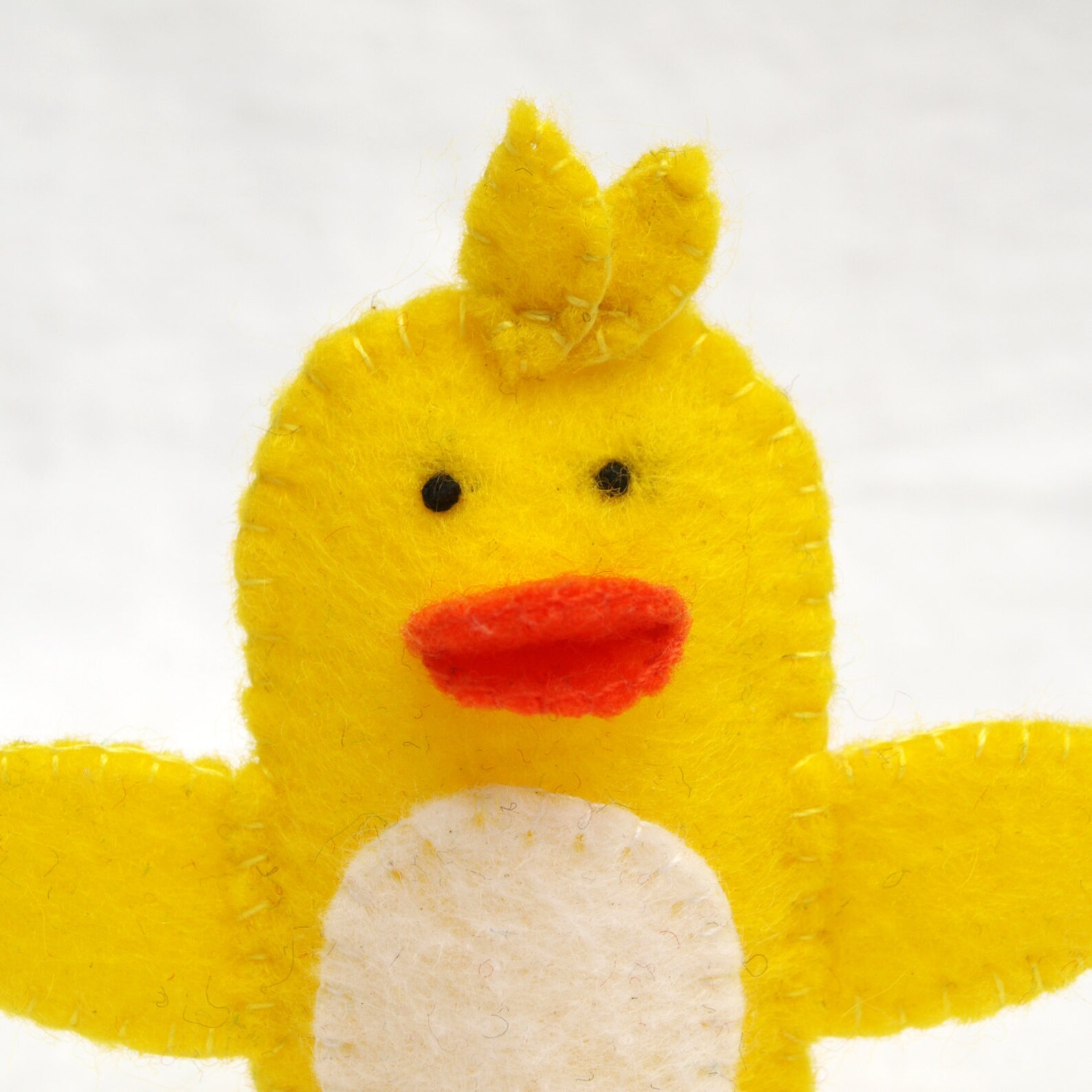 Felt Finger Puppet Duck Animal Puppet Storytime Puppet - Etsy