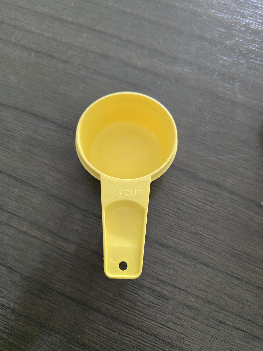 Vintage Tupperware Yellow Gold Measuring Cups, Replacement, 1/3 Cup ...
