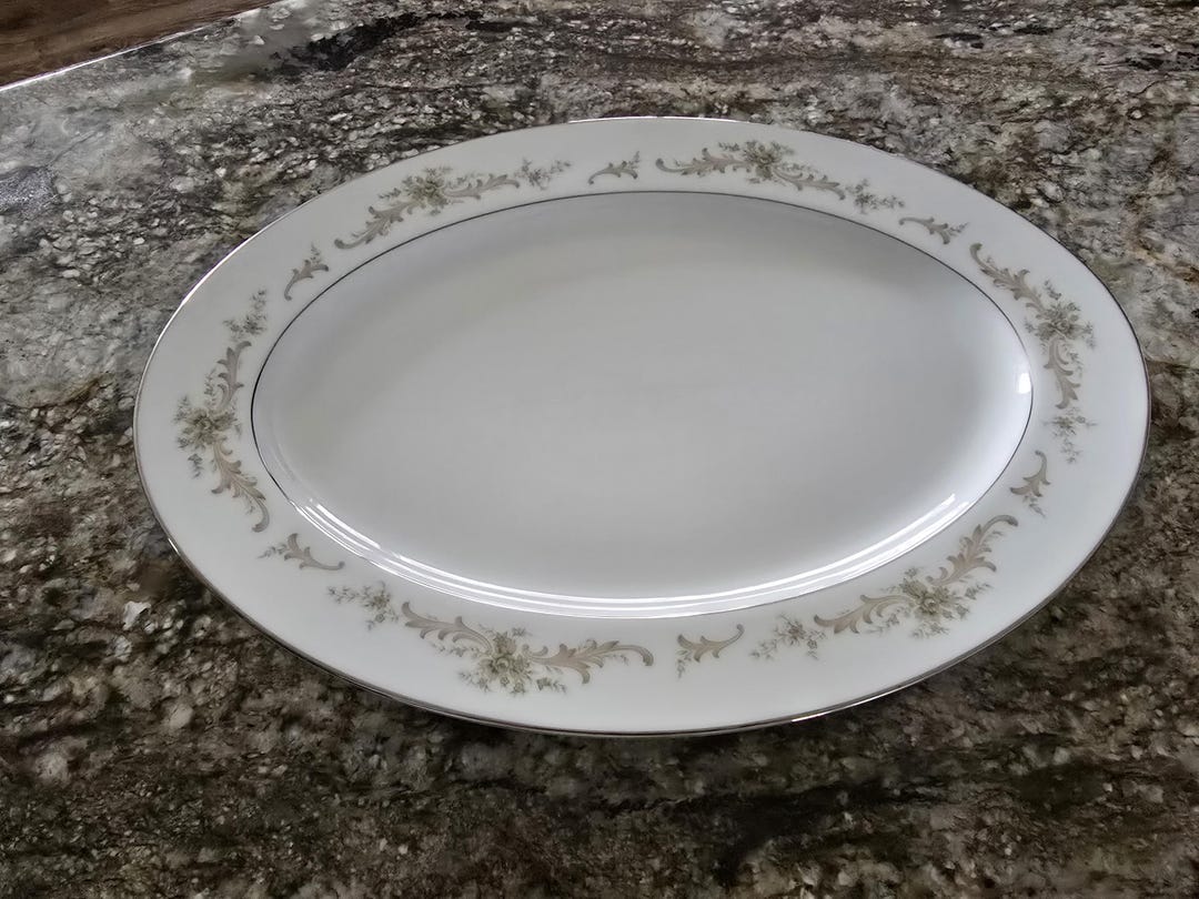 Sango Carousel Discontinued Pattern 14 Inch Fine China Oval Platter - Etsy