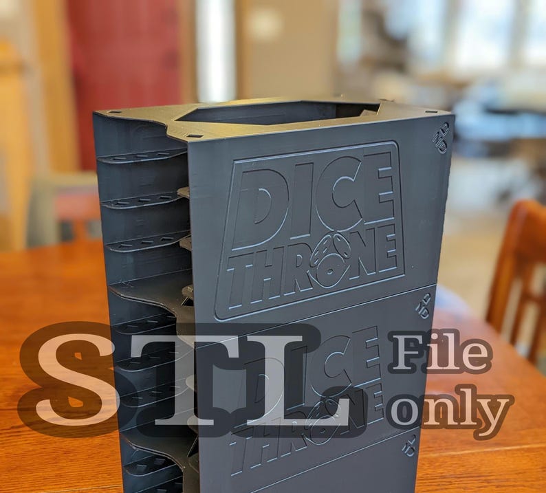 Dice Throne STL File - Character Tray Storage Boxes - for 3D Printers ...
