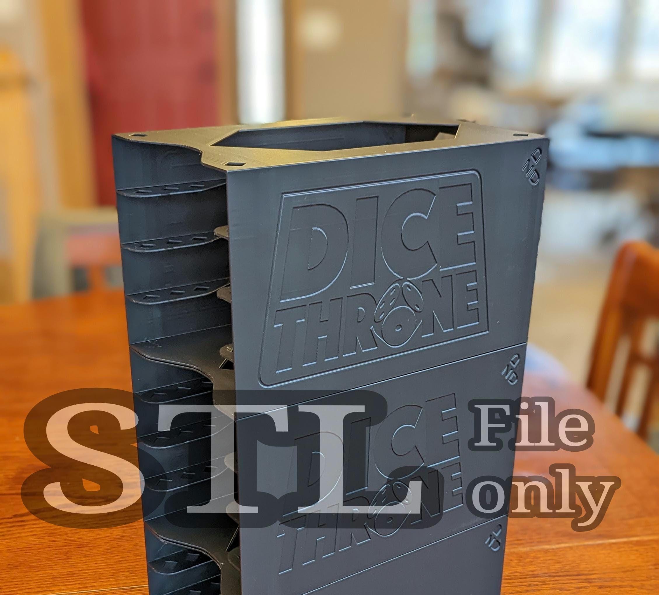 Dice Throne STL File - Character Tray Storage Boxes - for 3D Printers ...