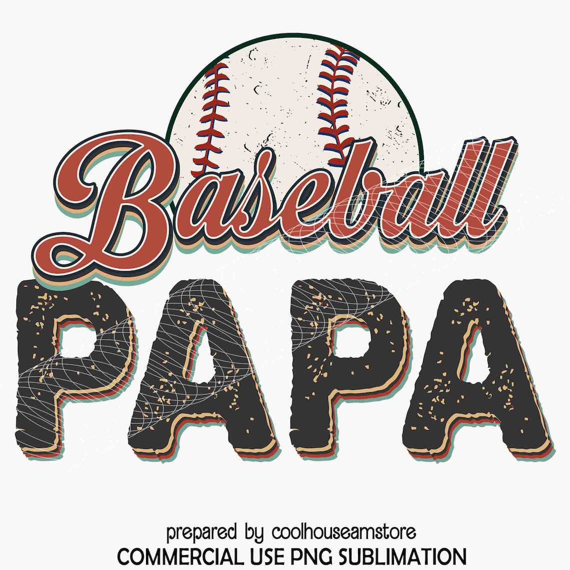 Baseball Papa PNG, Baseball Dad Png, Dad Sports Png, Father's Day ...