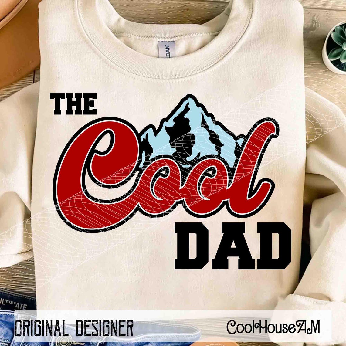 The Cool Dad PNG, Happy Father's Day Png, Dad Shirt Png, Happy Birthday ...