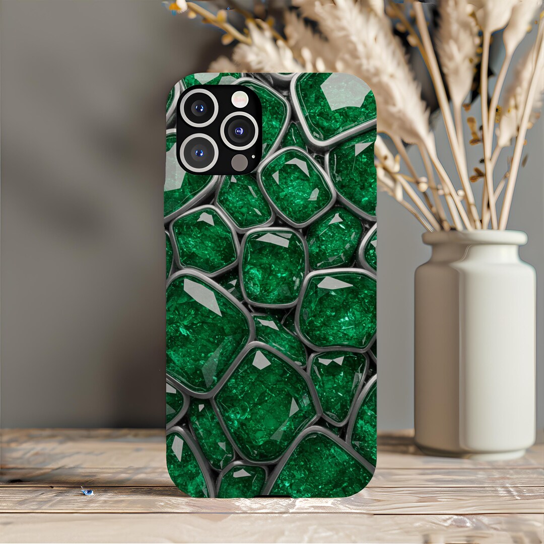 IPhone Tough Case, Emerald Design, May Birthday Gift, Durable Phone ...