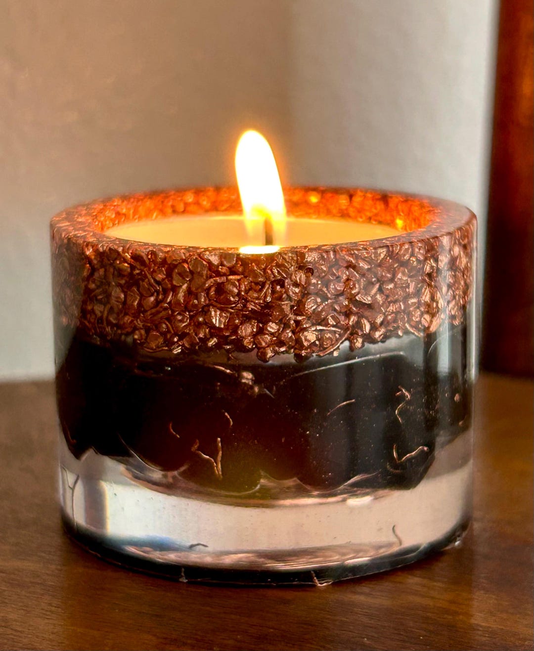 Obsidian Guardian Protection & Grounding Tea Light Holder - Etsy