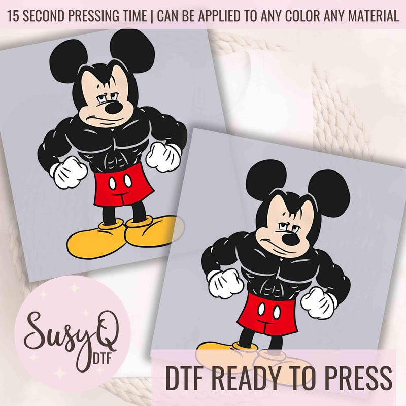 Muscle Mickey - Etsy