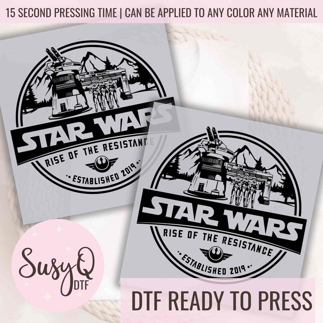 Galaxy Wars DTF Transfers, Star Transfers, Galaxy Iron on Transfers ...
