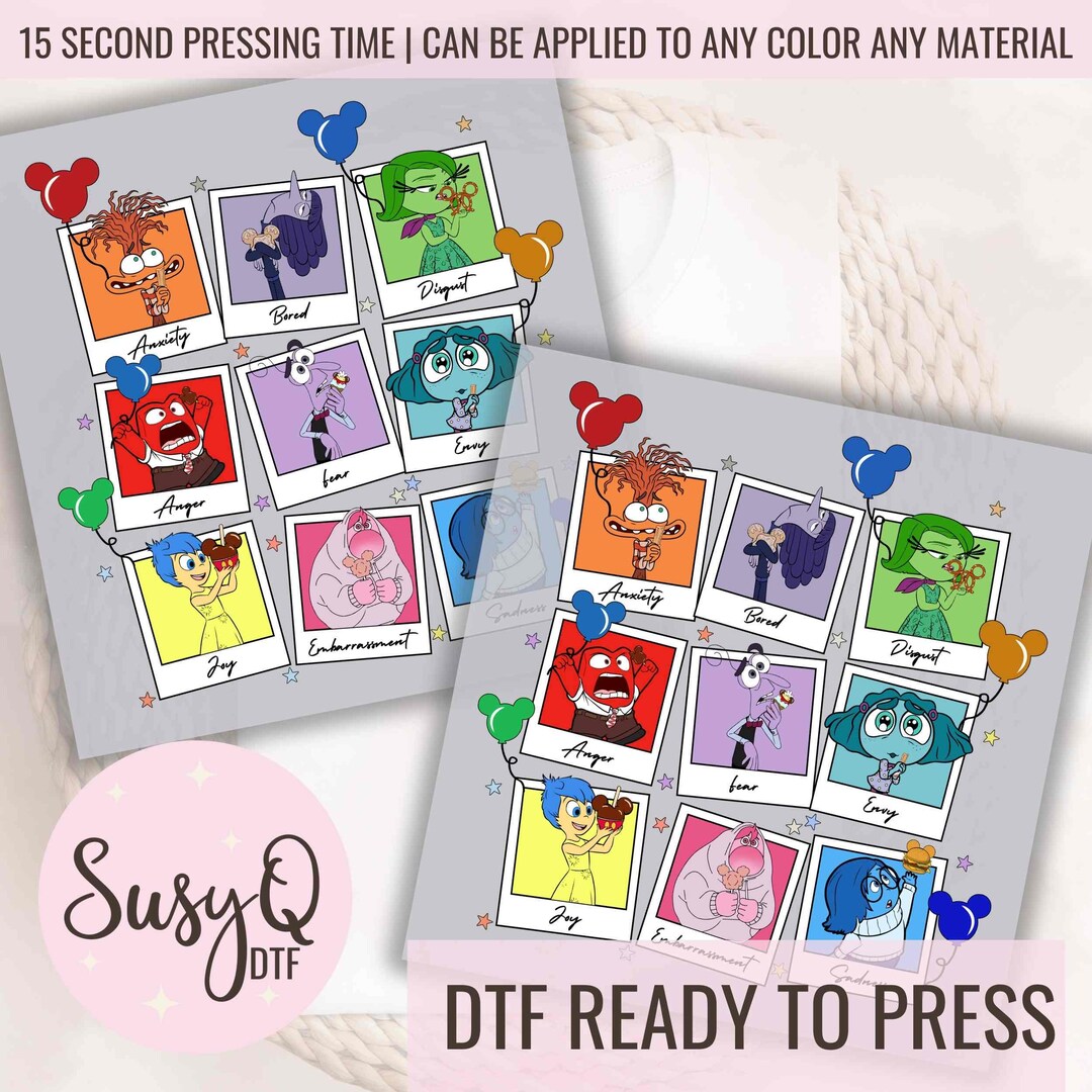 Inside Out DTF Transfers, Inside Out DTF, Inside Out Ready to Press ...