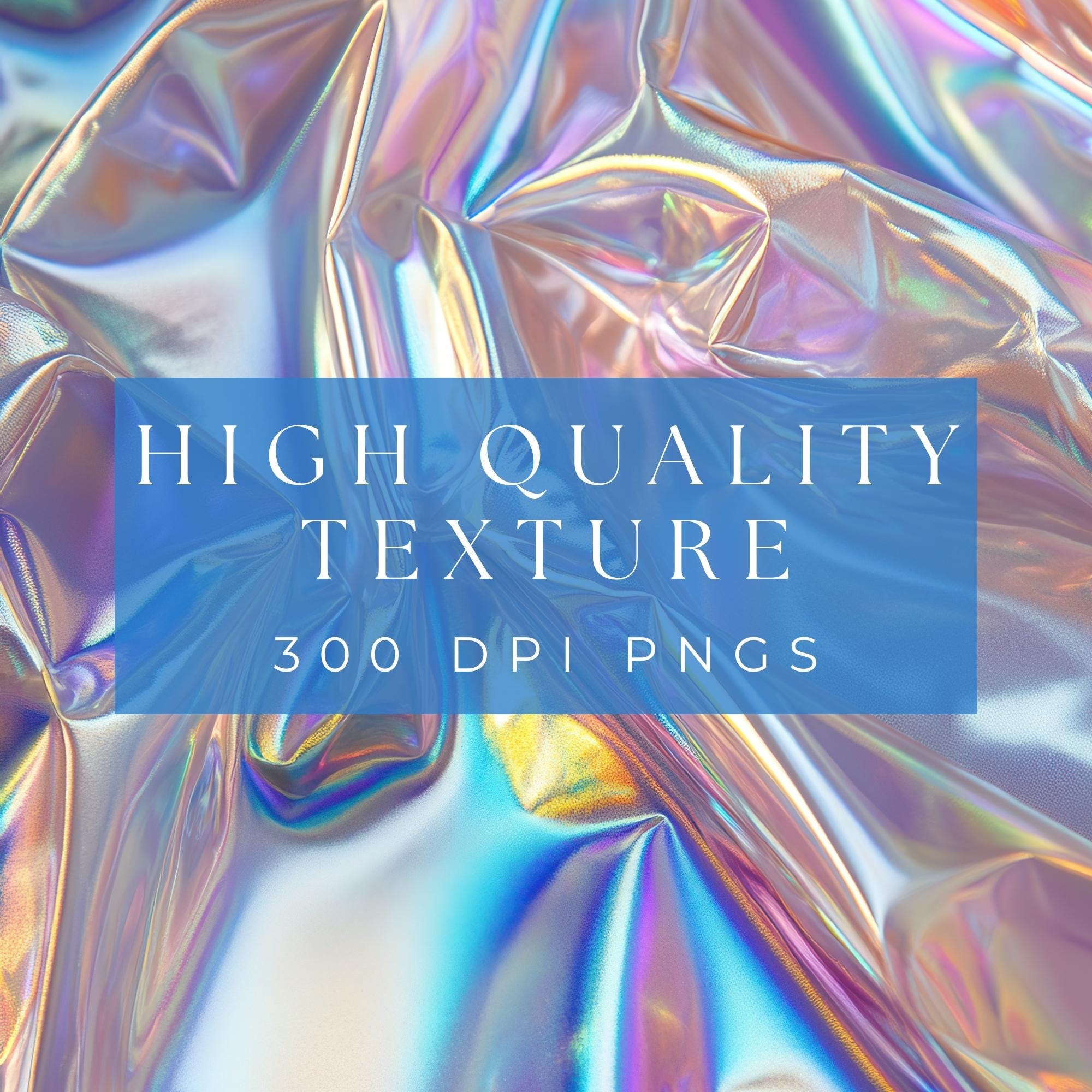 Holographic Paper Texture Pack, Holographic Digital Paper, Iridescent ...