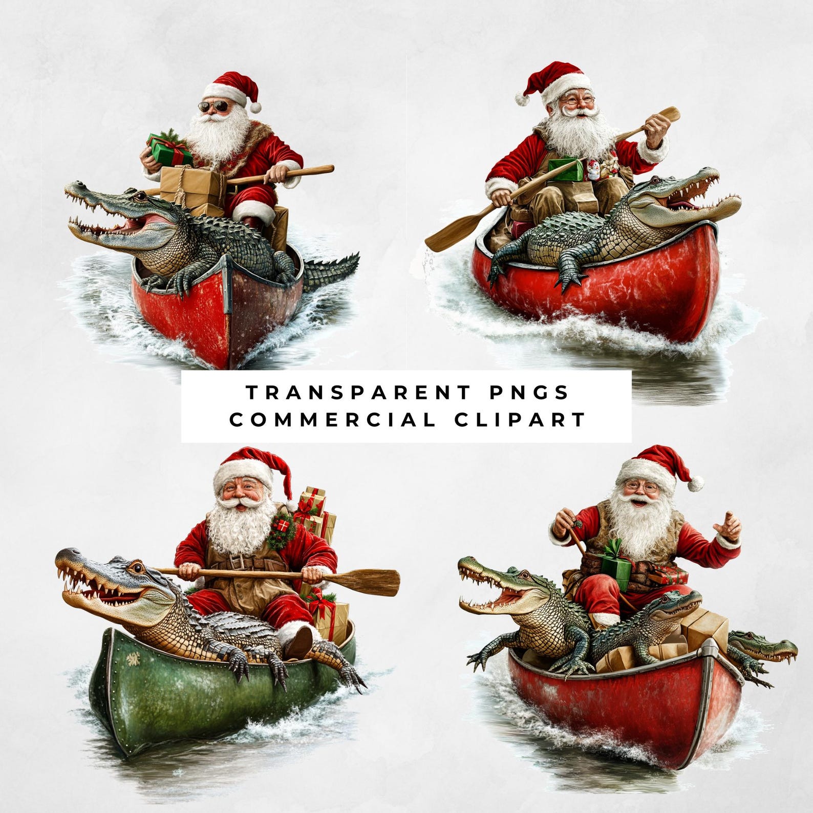 Cajun Santa Clipart, Cajun Christmas Png, Southern Christmas, Southern ...