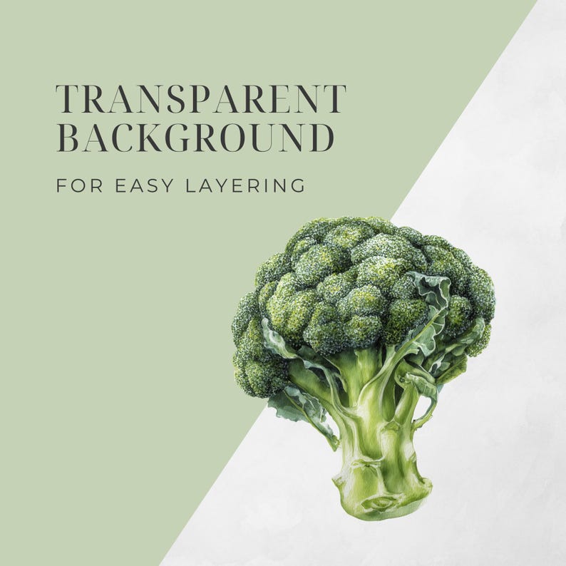 Watercolor Vegetable Clipart PNG, Colorful Veggie Illustrations ...