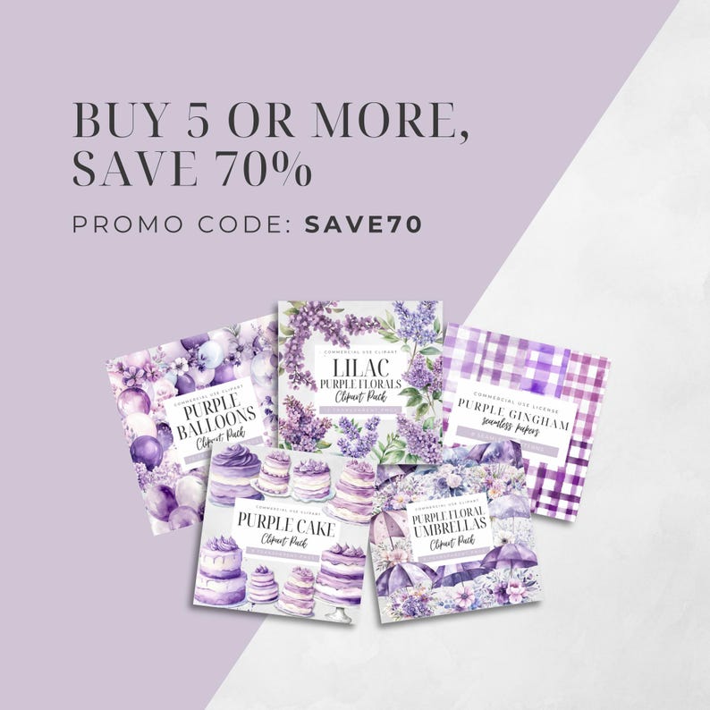 Watercolor Purple Floral Baby Shower Umbrellas, Its A Girl Baby Shower ...