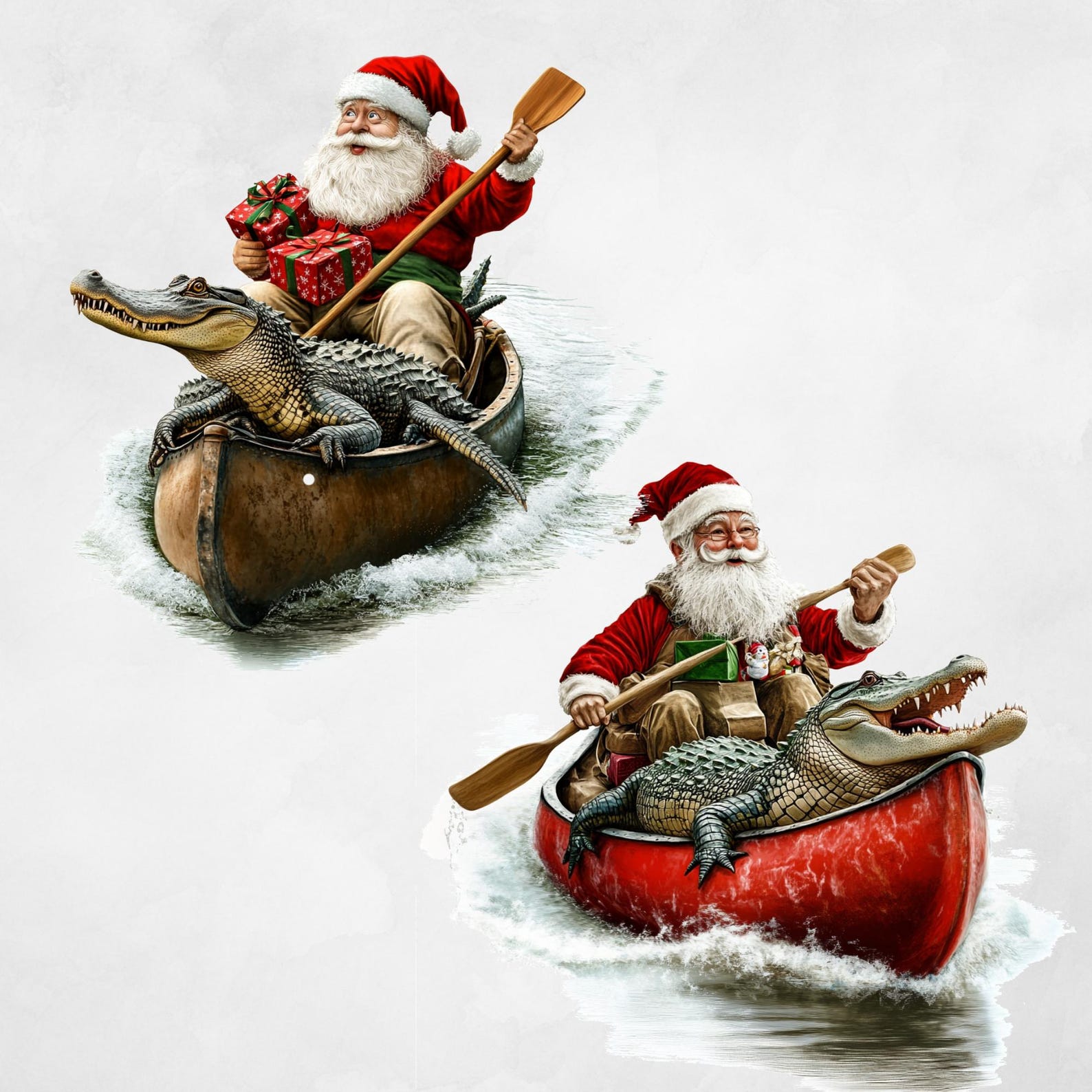 Cajun Santa Clipart, Cajun Christmas Png, Southern Christmas, Southern ...