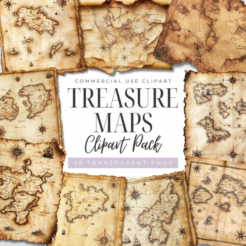 Pirate Treasure Map - Etsy